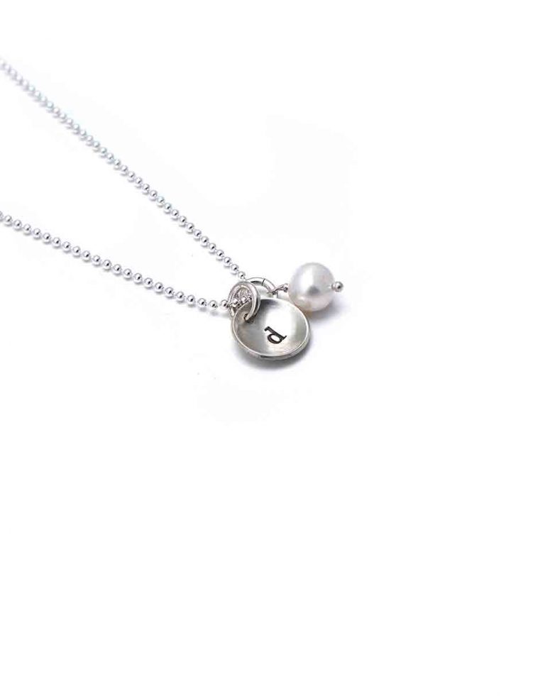 Custom Initial Necklaces | A - Z Letter Necklaces - The Vintage Pearl